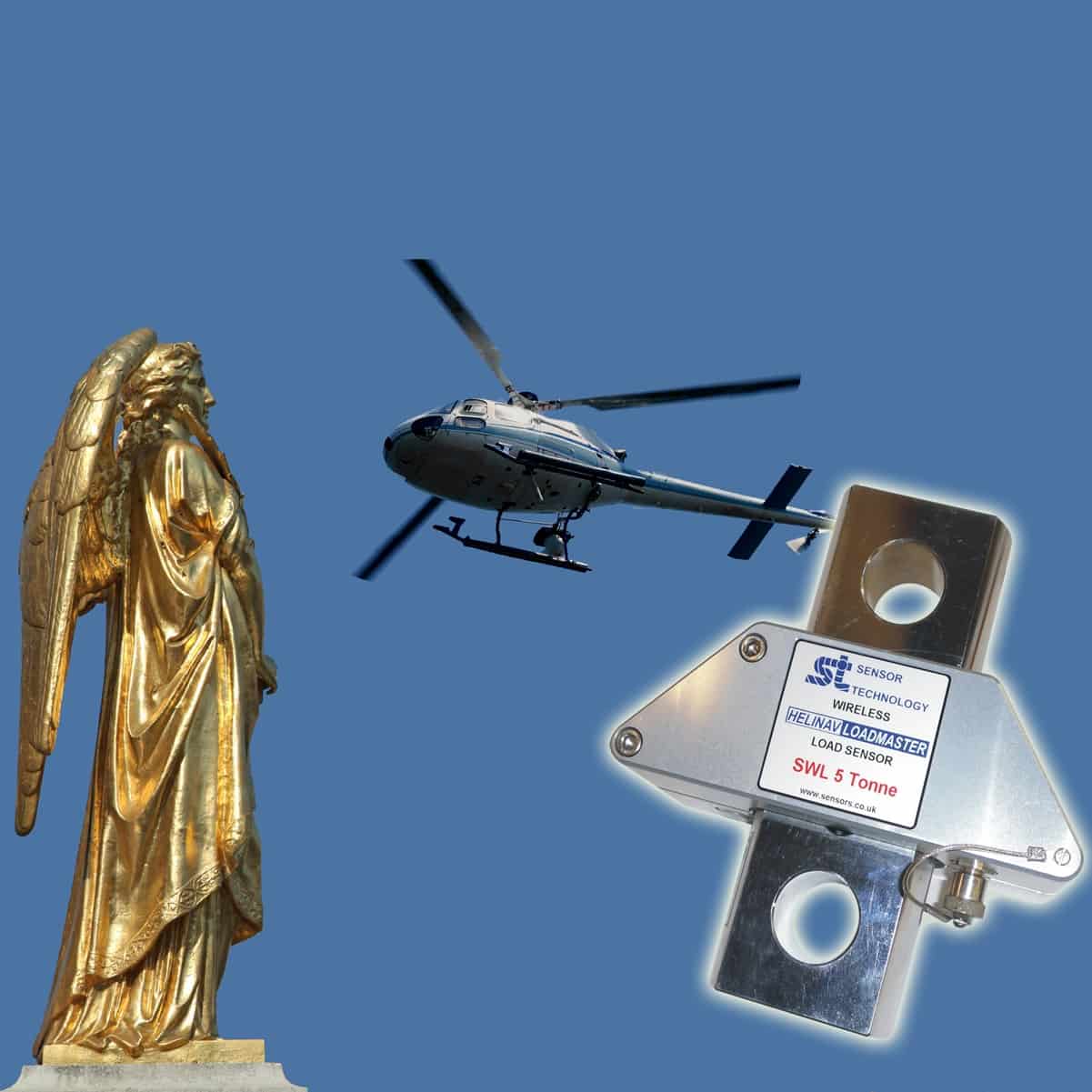Smart heli-hook helps raise angel to realm of glory - Sensor Technology USA